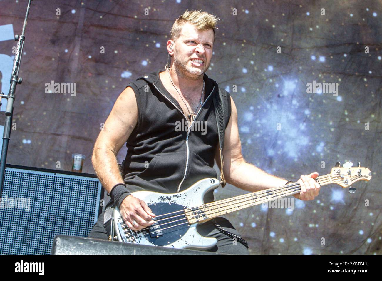 Brad Walst of Three Days Grace performs live at Sonisphere Festival in ...