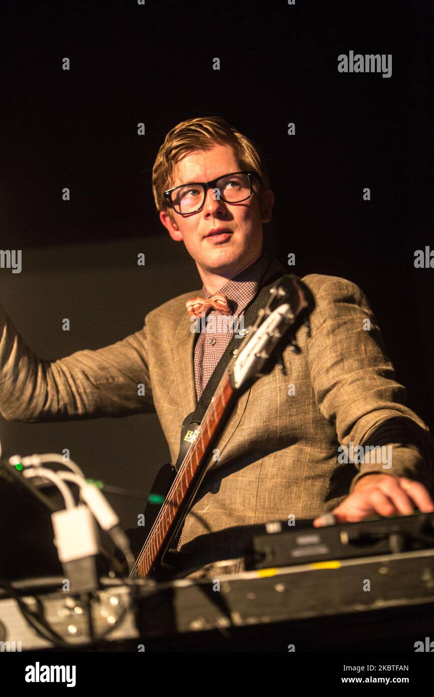 Public Service Broadcasting performs live at Salumeria della Musica in ...