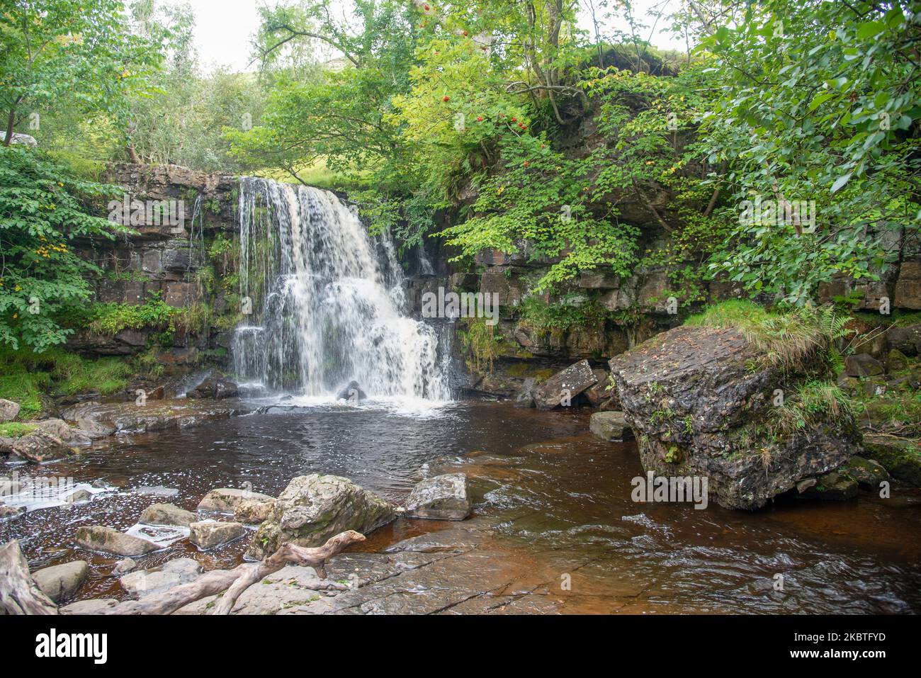 East Gill Force is a waterfall in Swaledale near Kled in the Yorkshire ...