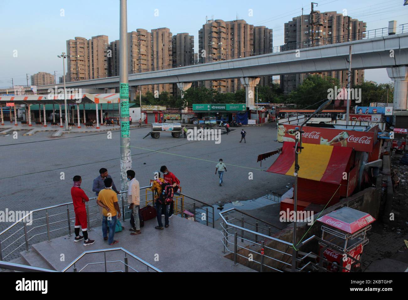Uttar pradeshs vaishali roadways bus stand hi-res stock photography and ...