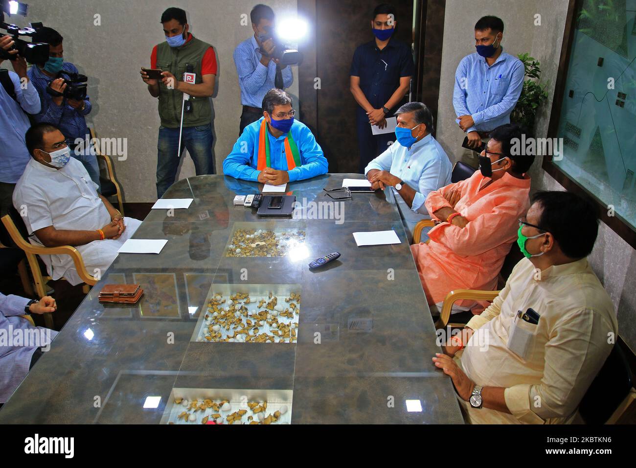 Rajasthan bjp président satish poonia hi-res stock photography and ...