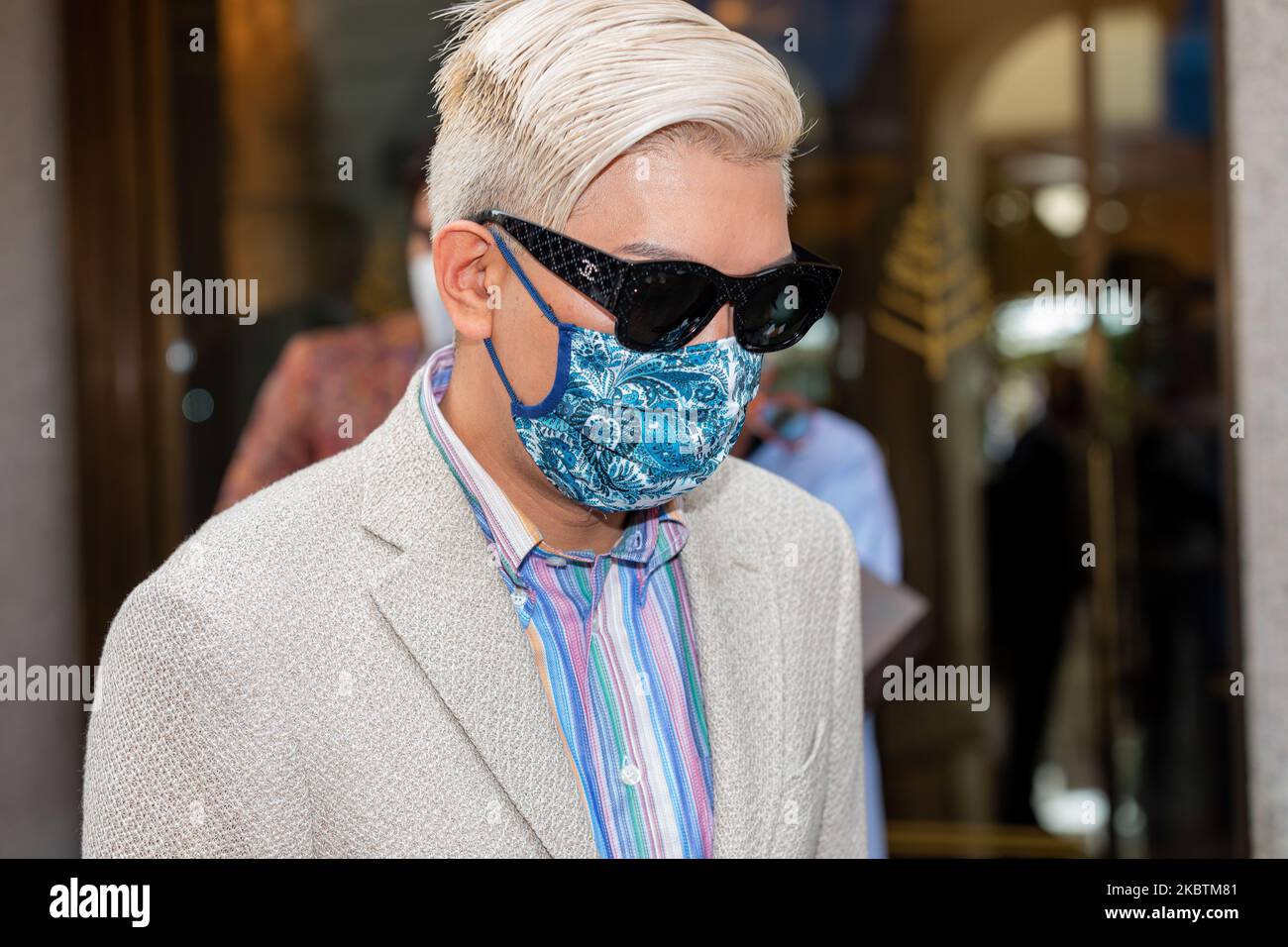 Bryan Boy attends the Etro fashion show during Milan Digital Fashion ...