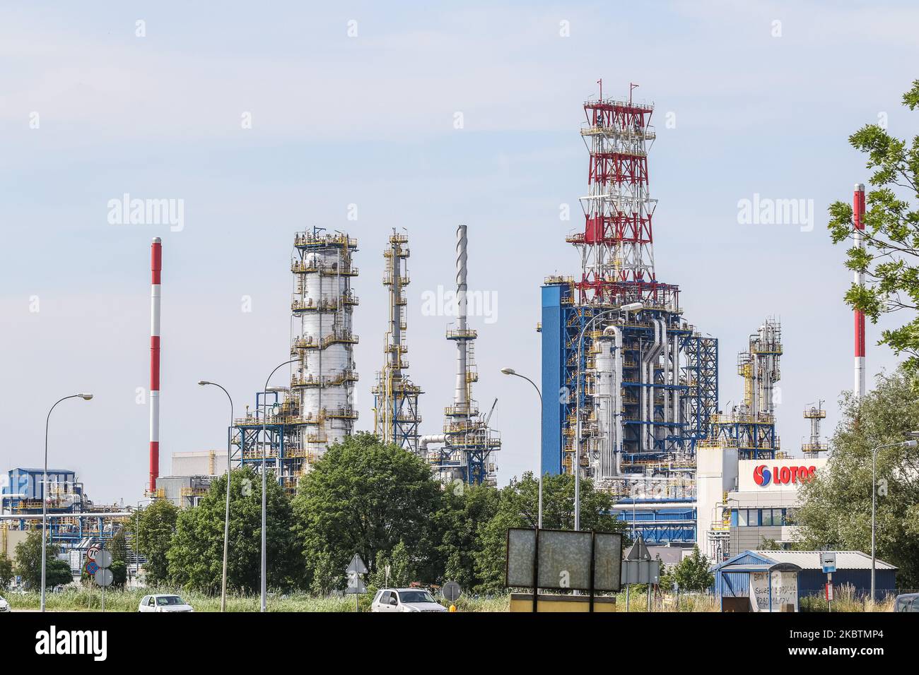 Lotos refinery installations hi-res stock photography and images - Alamy