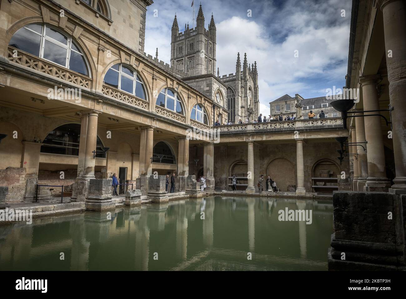 Images from the city of Bath, Somerset, England, United Kingdom. The Roman Baths. Picture by ...