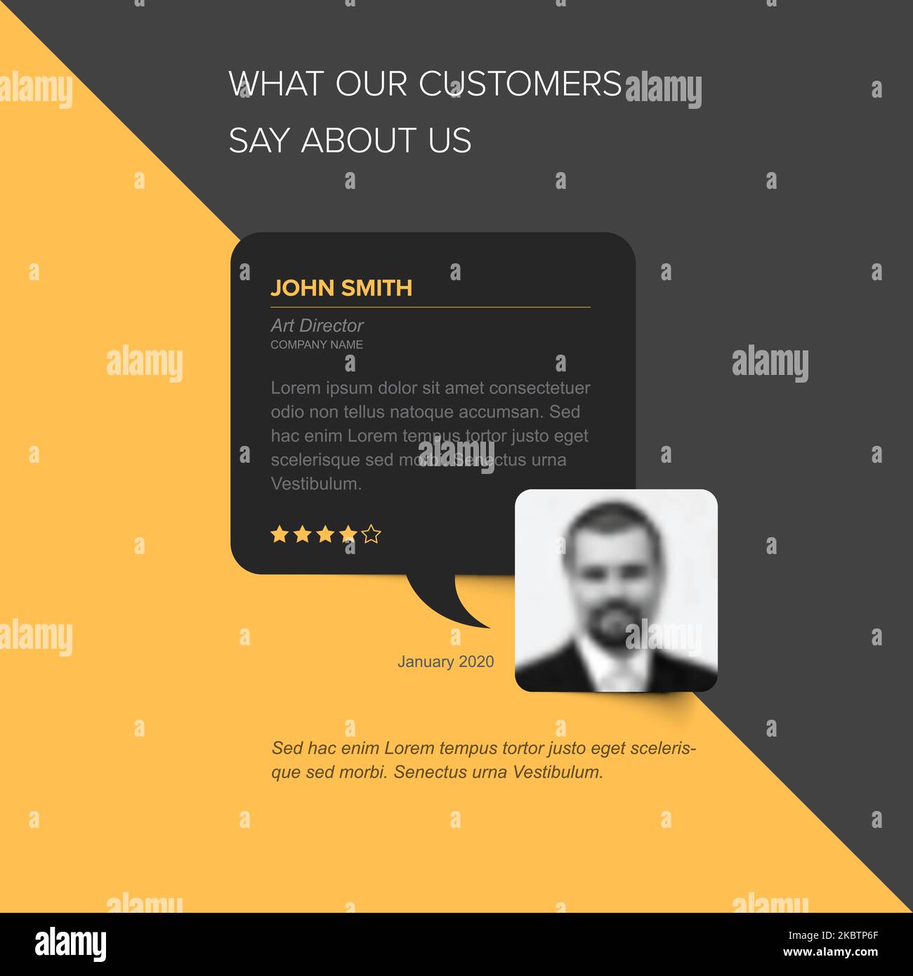 Review section layout hi-res stock photography and images - Alamy