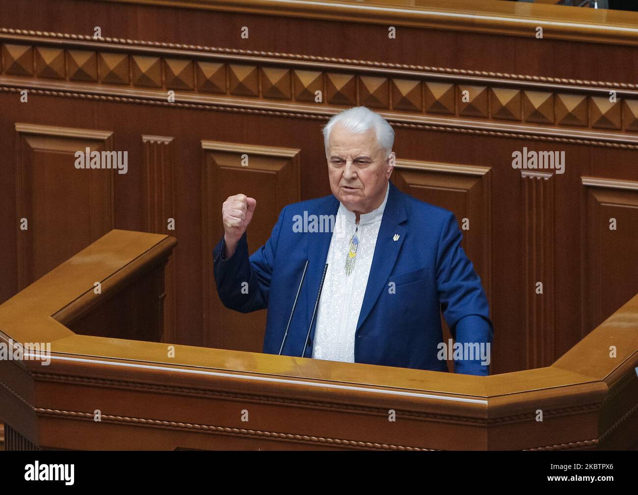 Former ukrainian president leonid kravchuk hi-res stock photography and ...