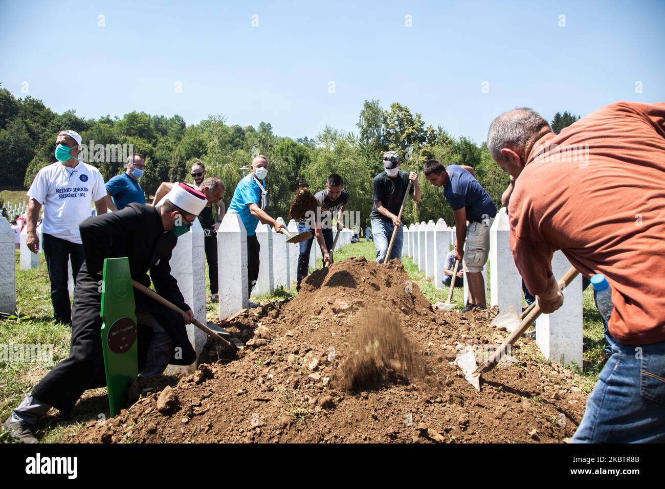 Thousands of family members and survivors attended the Potocari ...