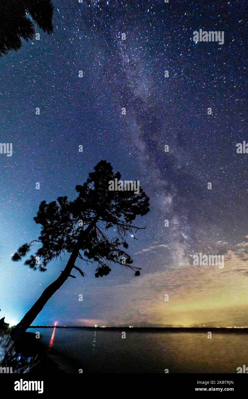The Milky Way, part of our Galaxy where our solar system belongs as ...