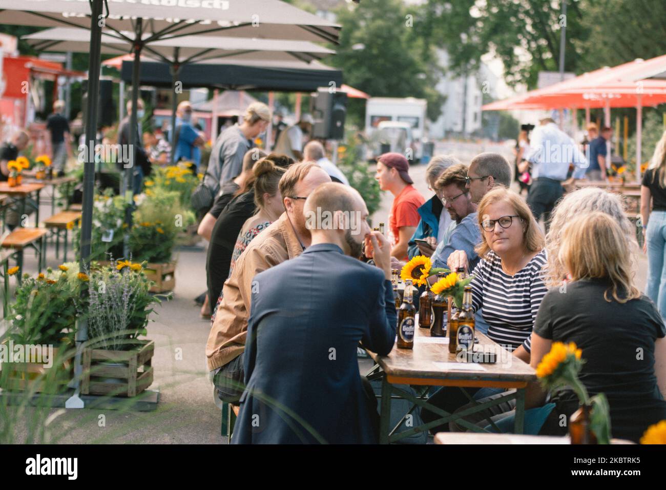 Popup beer garden hi-res stock photography and images - Alamy