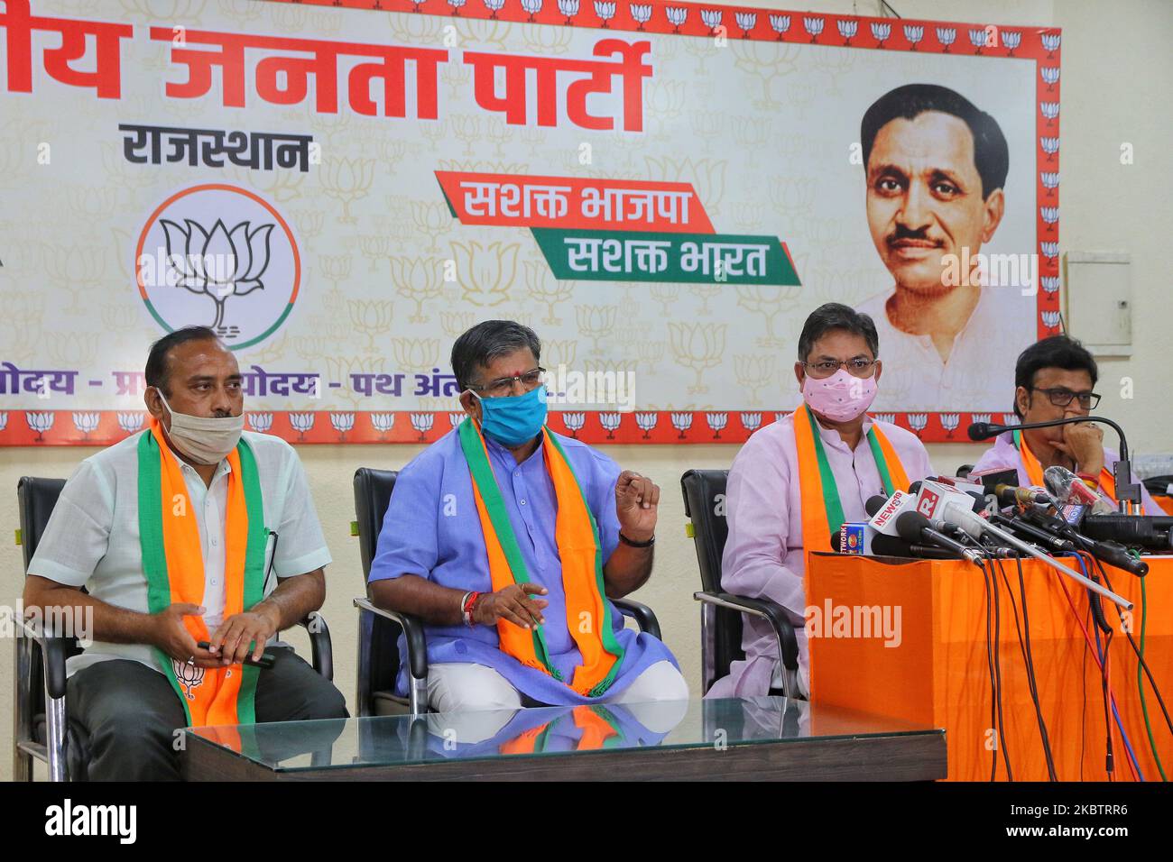 Senior leaders gulab chand kataria hi-res stock photography and images ...