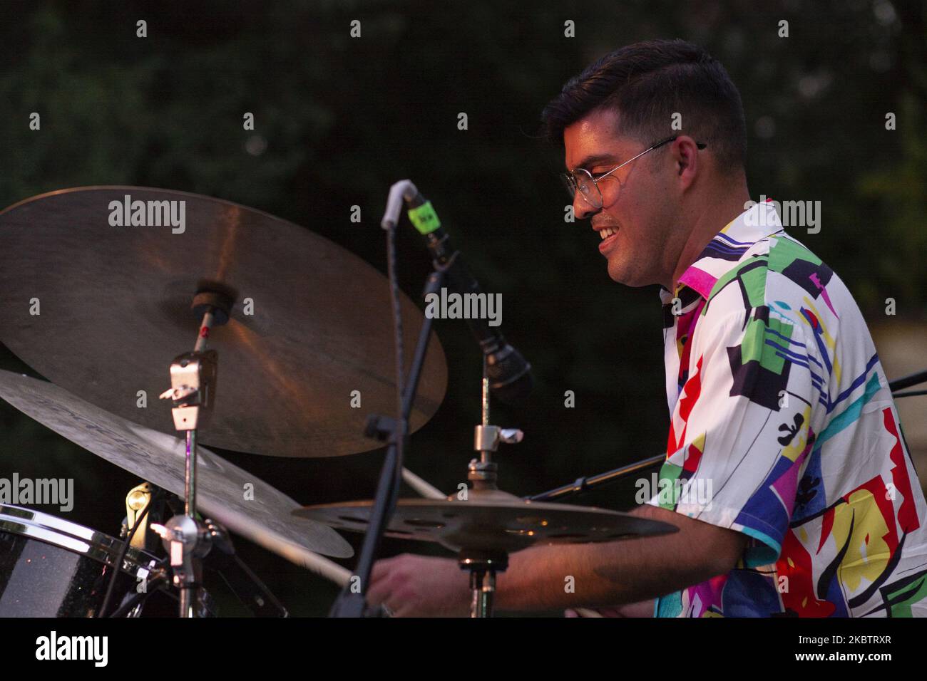 Michael Olivera of the Cuban Jazz Syndicate during their performance at ...