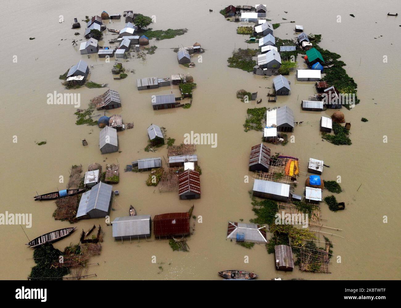 The flood situation has worsened with the rise of water in Padma river ...