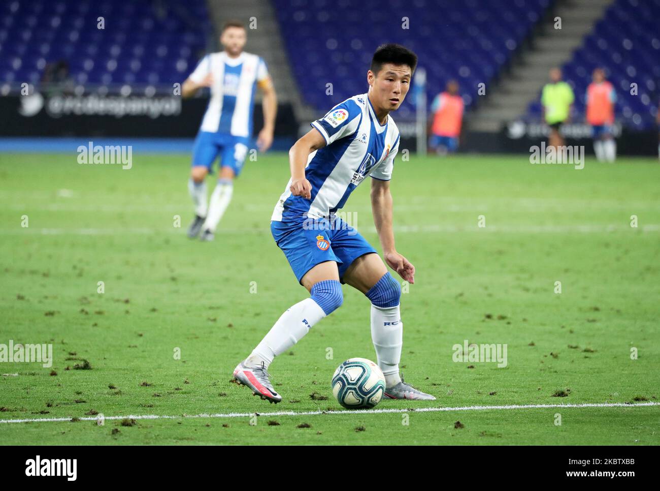 Wu Lei during the match between RCD Espanyol and Real Club Celta de ...