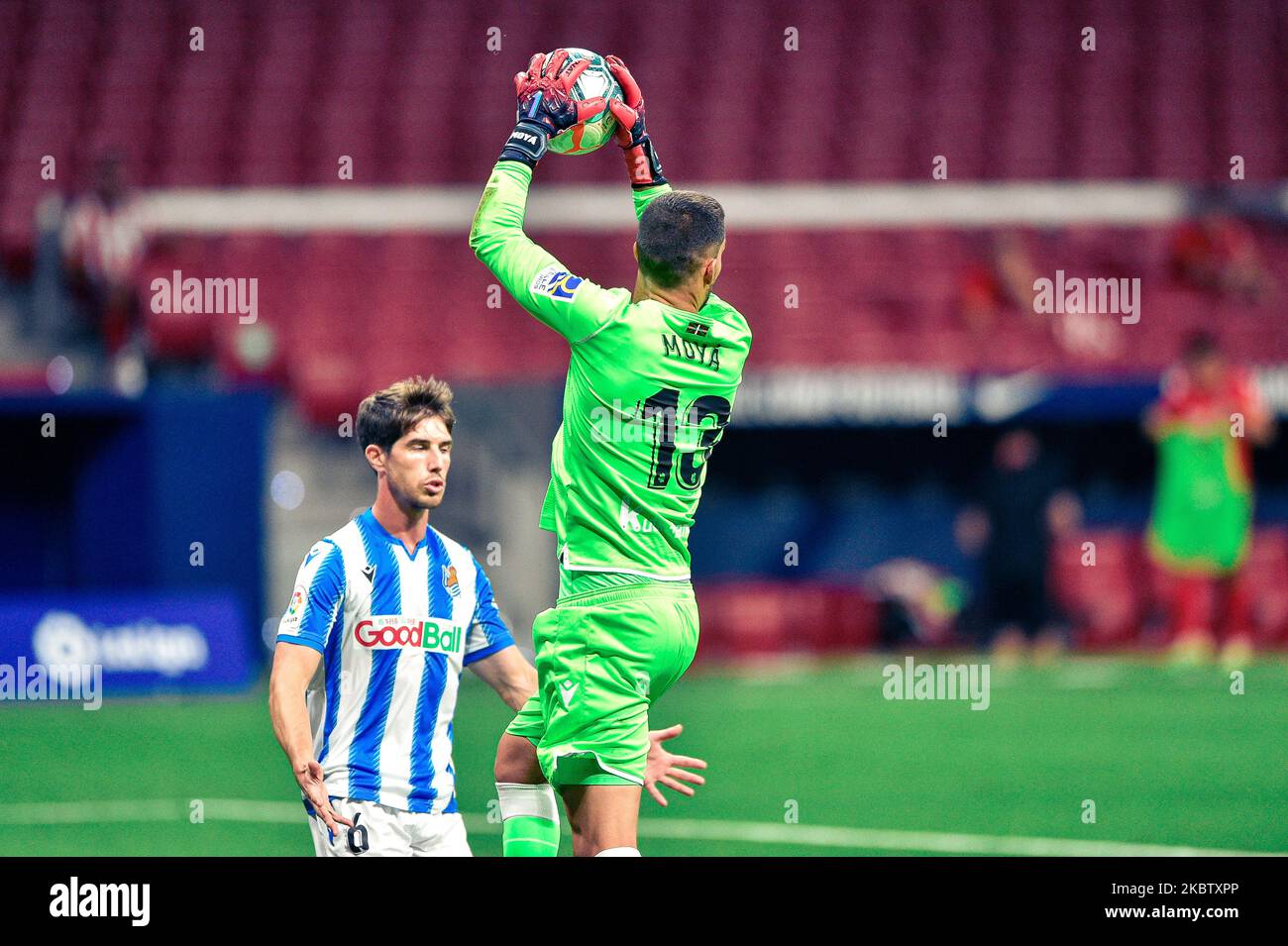 Miguel Angel Moya during La Liga match between Atletico de Madrid and ...