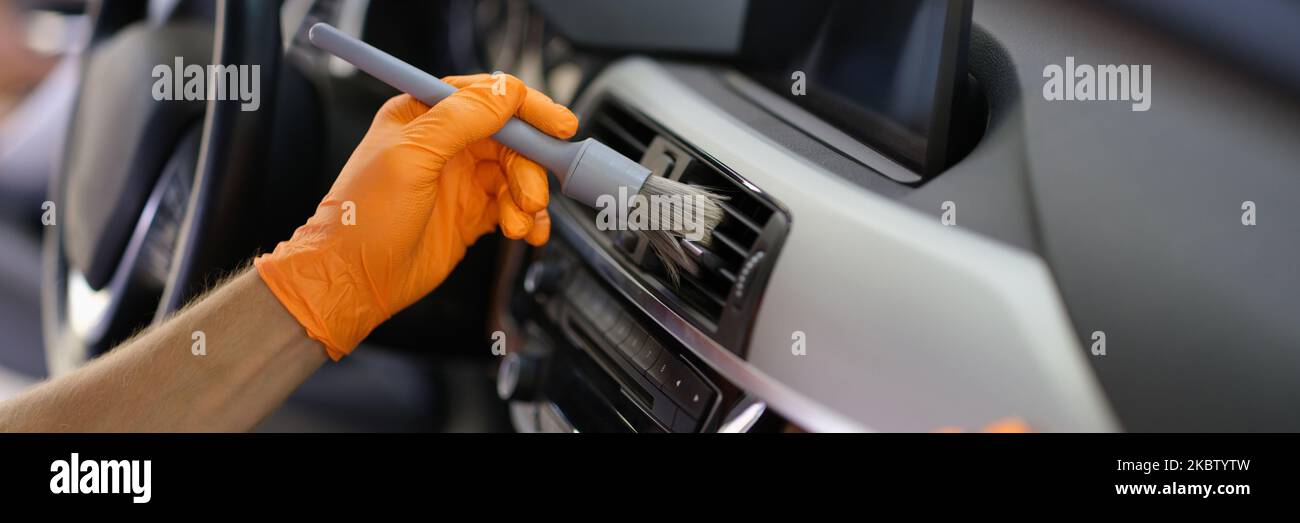 Cleaning car interior from dust hi-res stock photography and images - Alamy