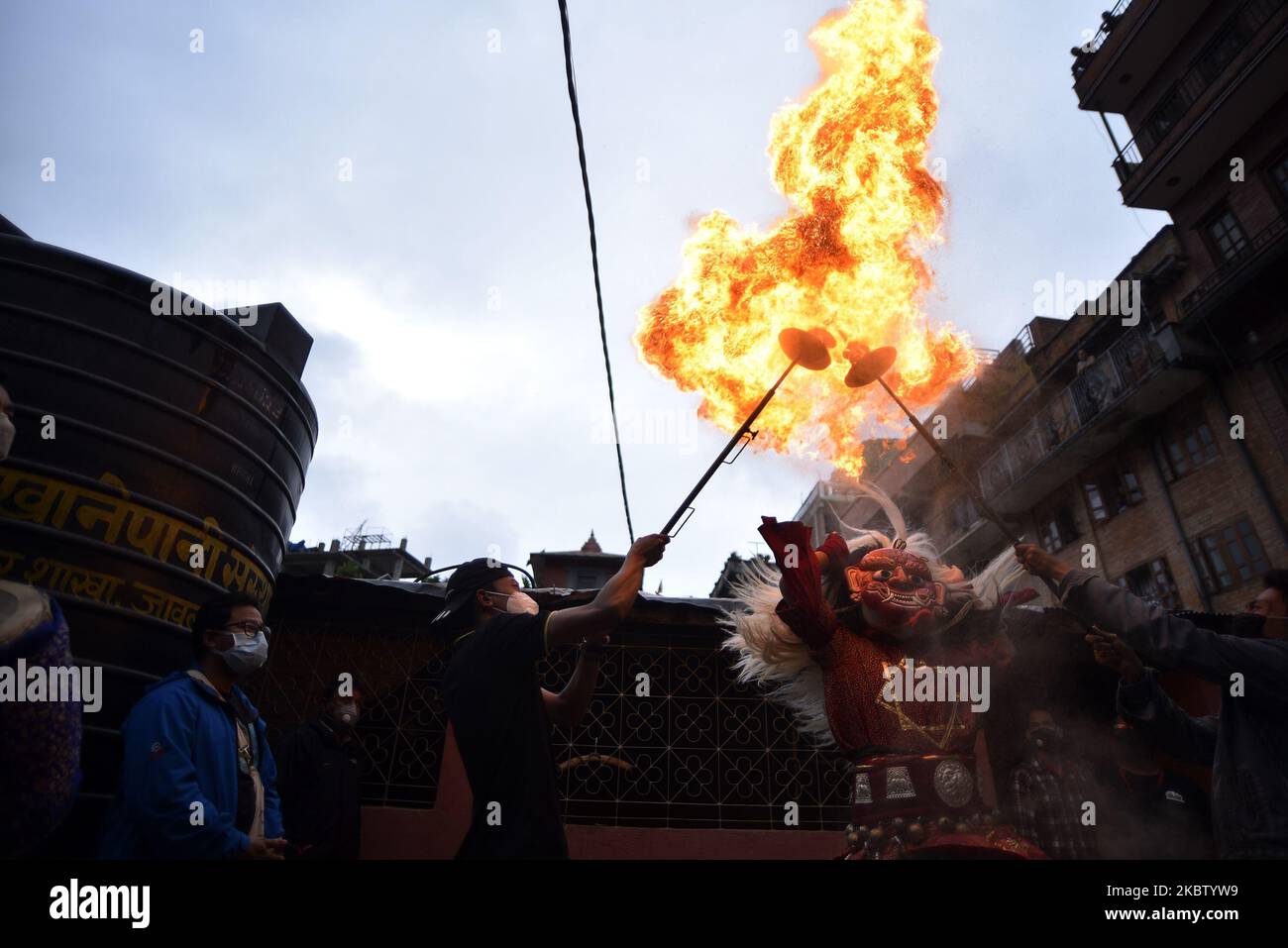 Lakhay with fire hi-res stock photography and images - Alamy