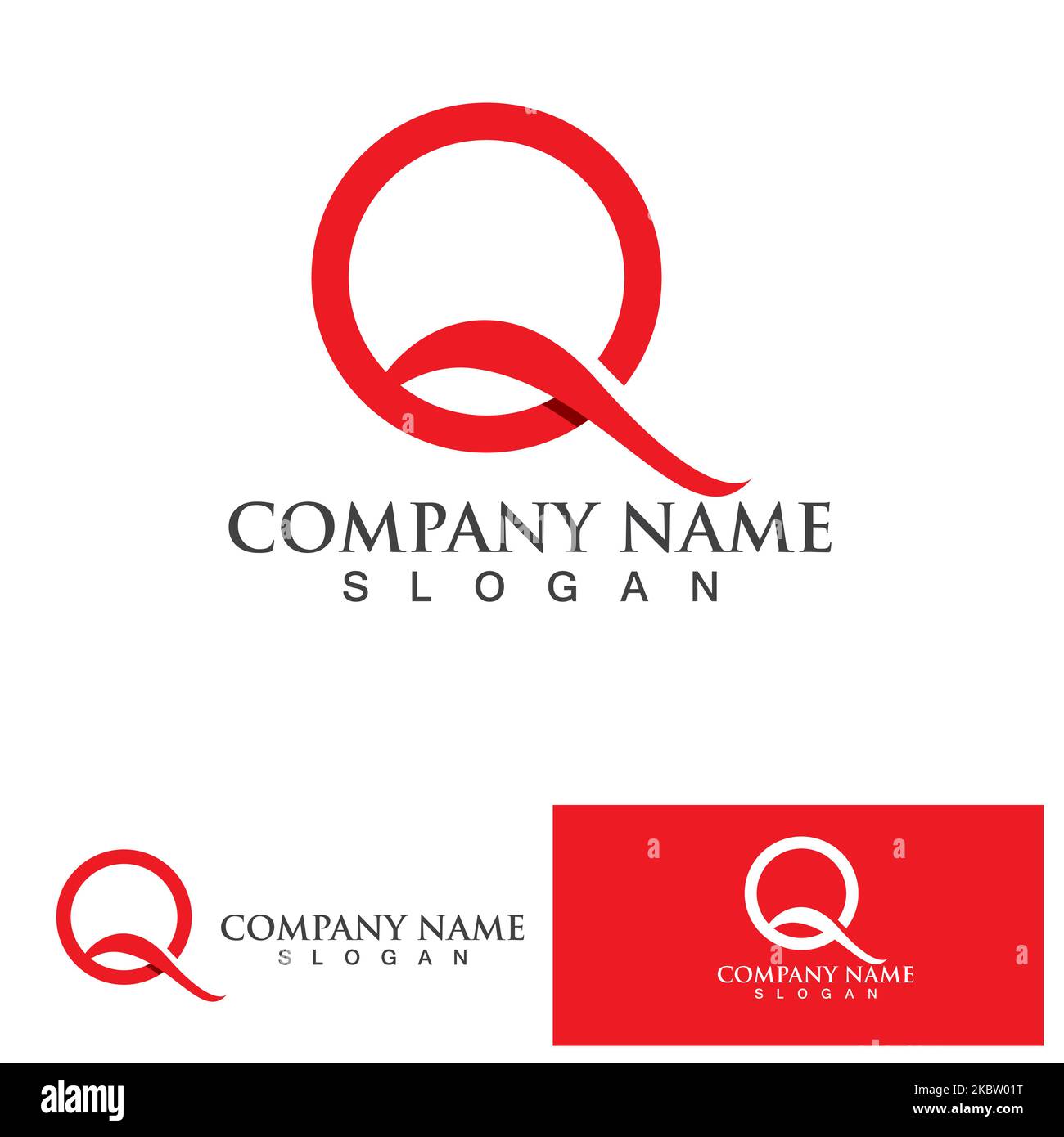 Letter Q Logo Design Inspiration For Business And Company Stock Vector ...