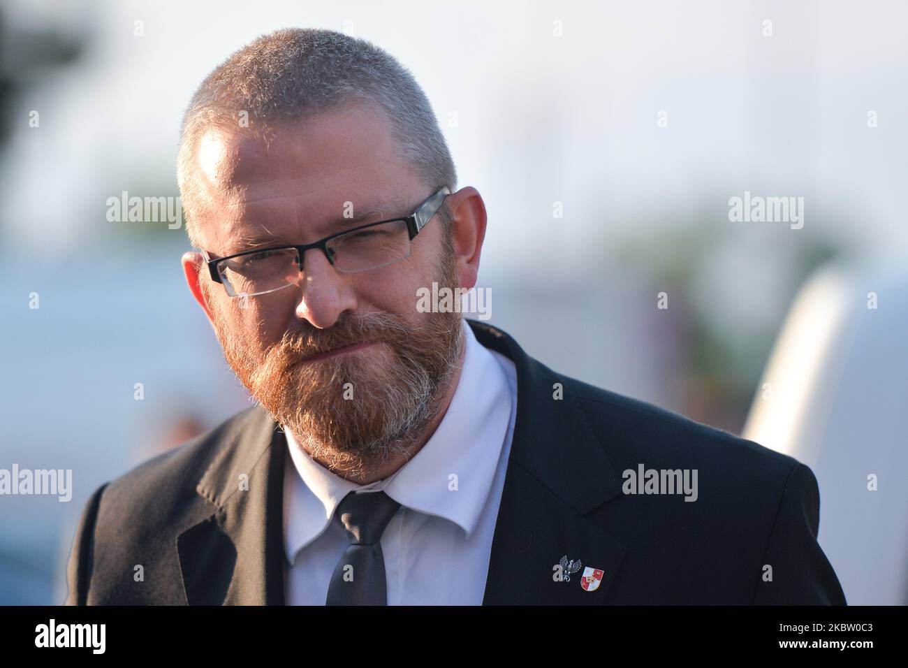 Grzegorz Braun, a Polish right wing politician and the leader of the ...