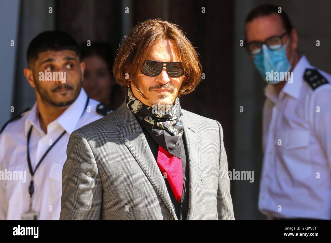 Actor and musician Johnny Depp arriving at the High Court in London, UK ...