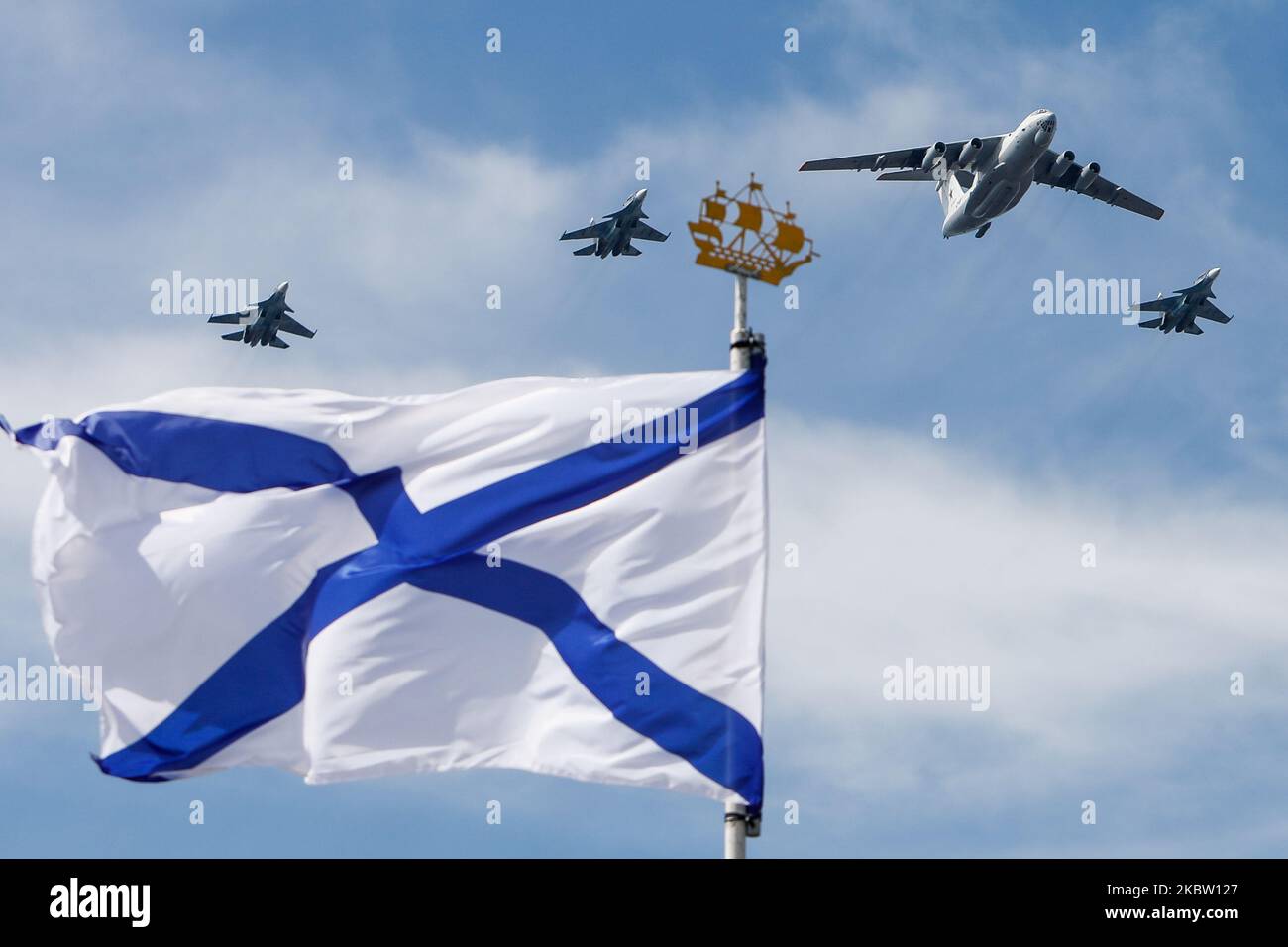 Russian navy flag hi-res stock photography and images - Alamy