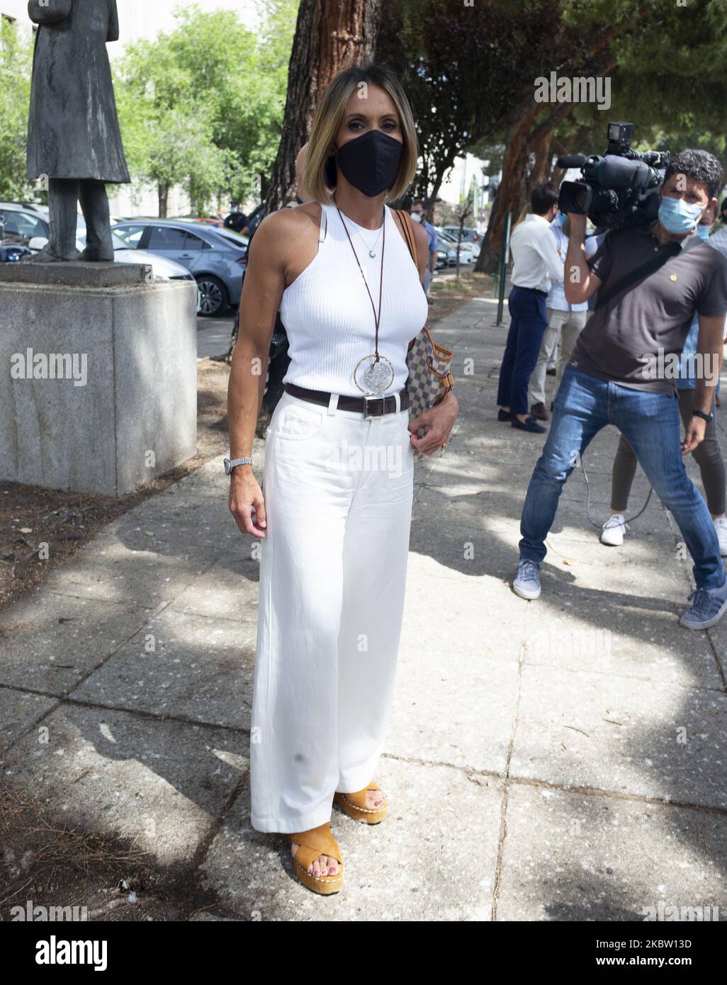 Spanish bullfighter Cristina Sánchez attends a demonstration demanding ...