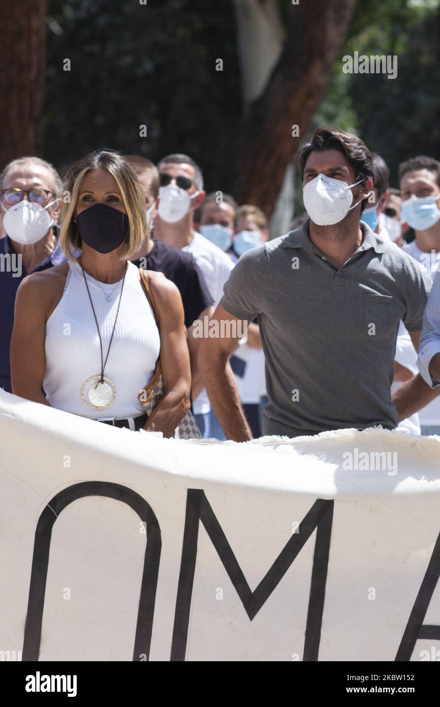 Spanish bullfighter Cayetano Rivera and Cristina Sánchez attends a ...