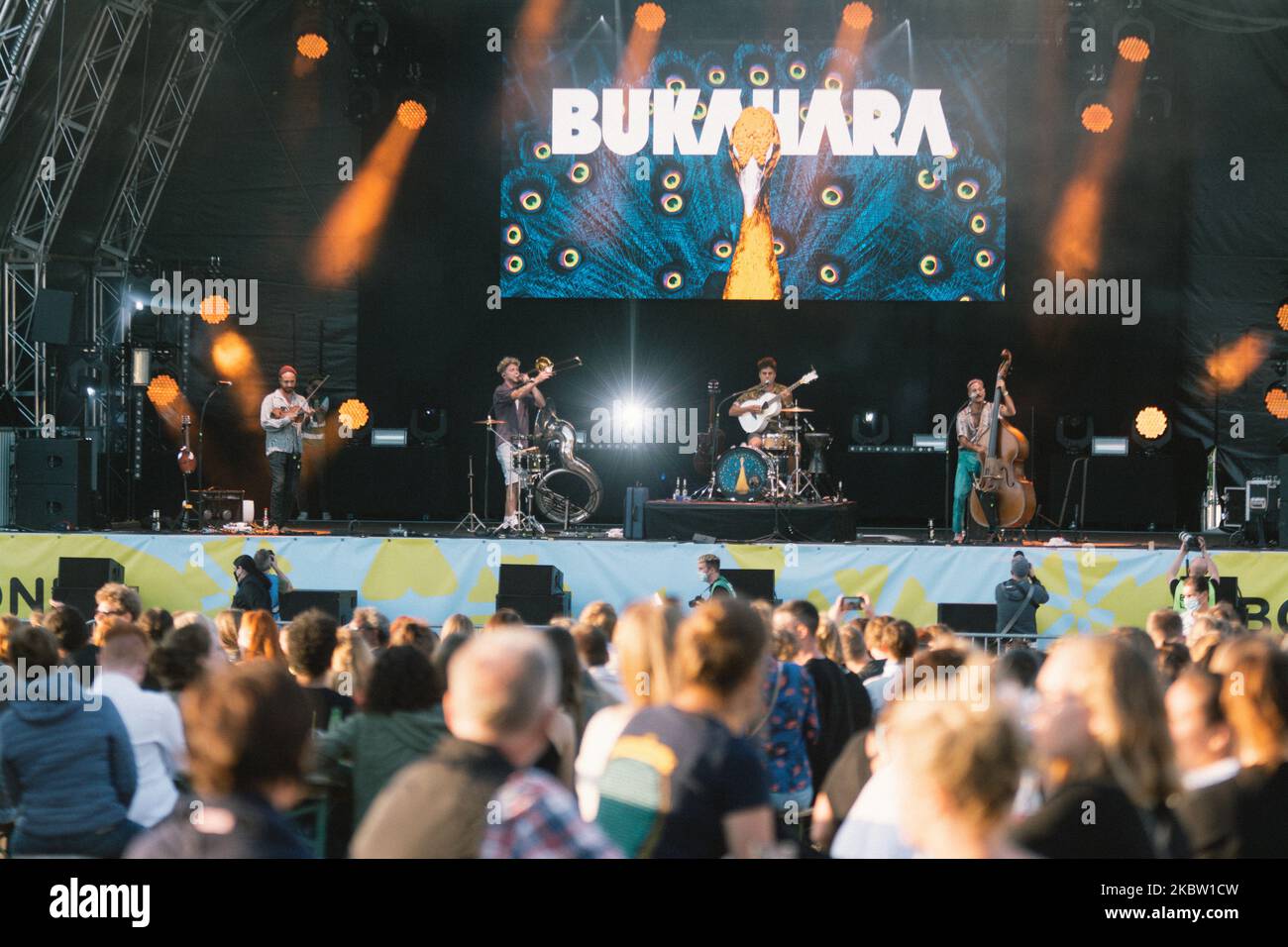 Bukahara band are on the stage during the live concert in Kulturgaten ...