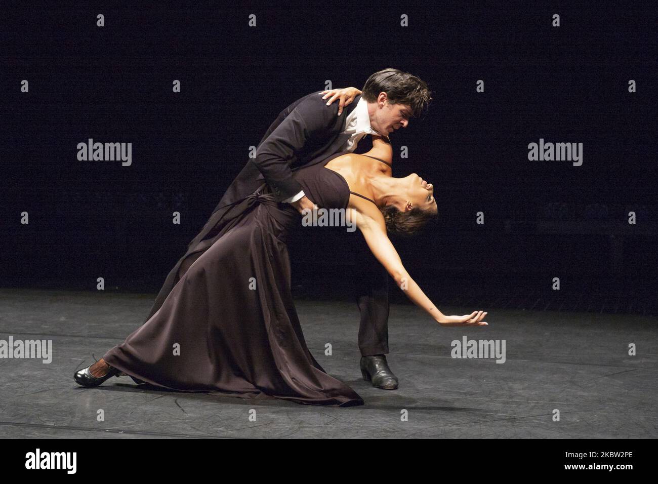 the dancer Sergio Bernal and the dancer Lucia Campillo during the ...
