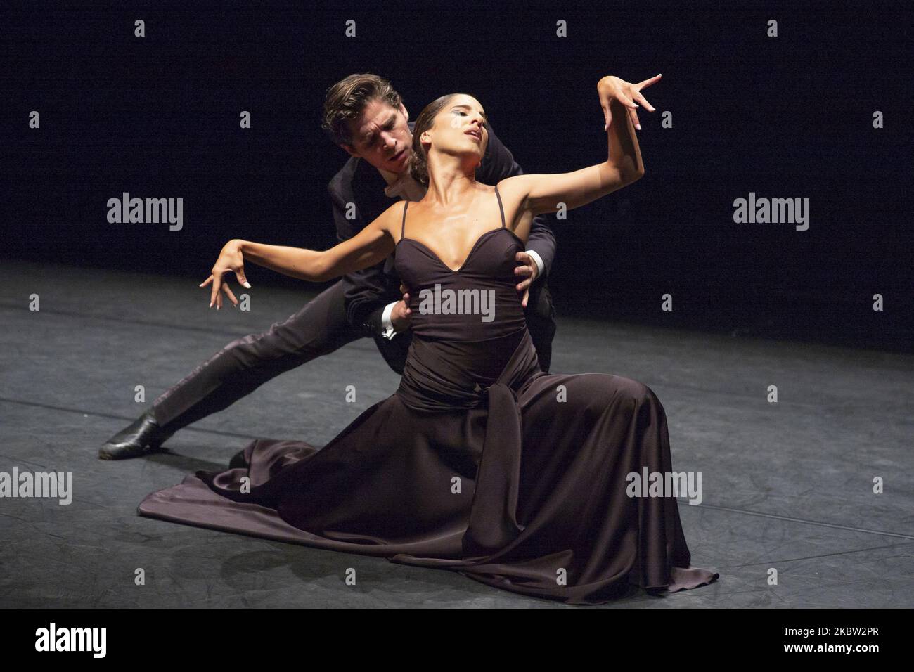 the dancer Sergio Bernal and the dancer Lucia Campillo during the ...
