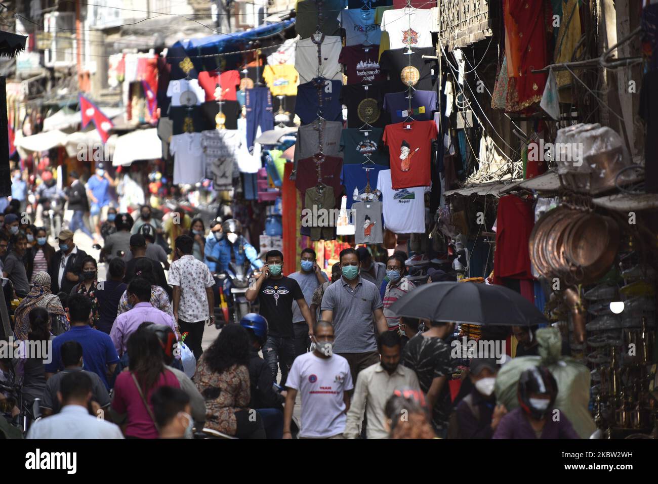 End to the covid 19 coronavirus lockdown in kathmandu hi-res stock ...