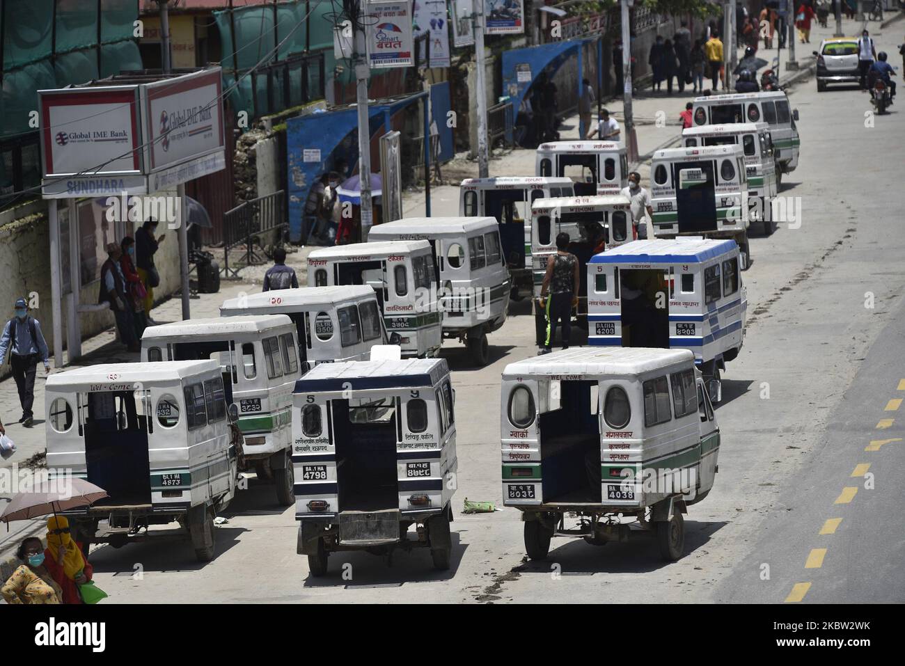 End to the covid 19 coronavirus lockdown in kathmandu hi-res stock ...