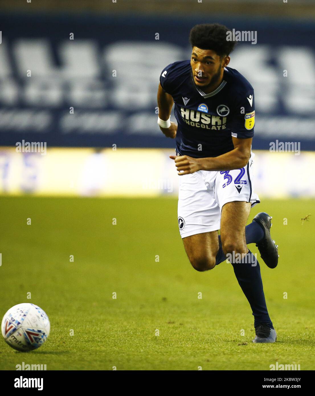 Tyler Burey of Millwall making his debut during EFL Sky Bet ...