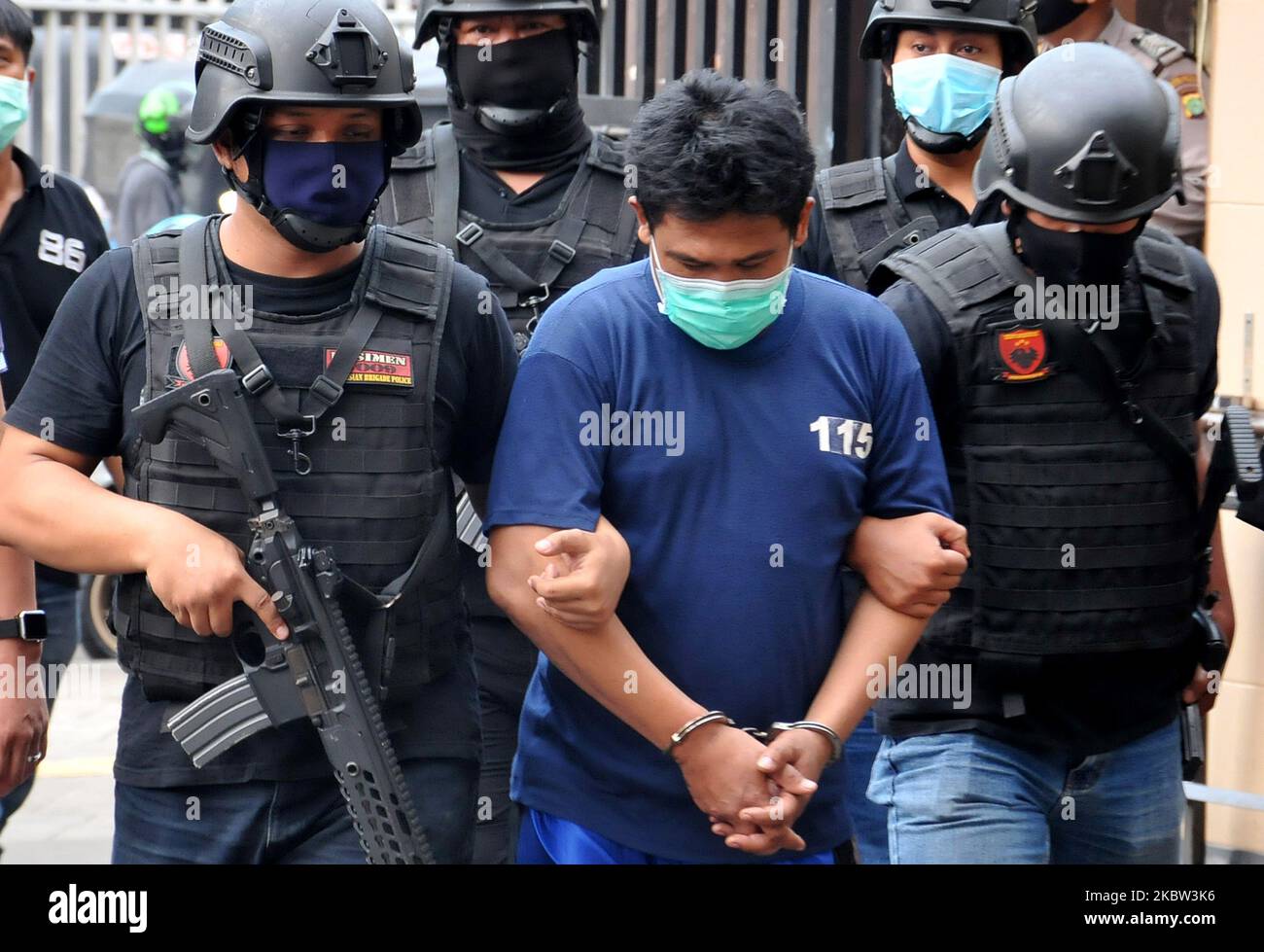 Police arrested a child torturer heading to the East Jakarta Regional ...