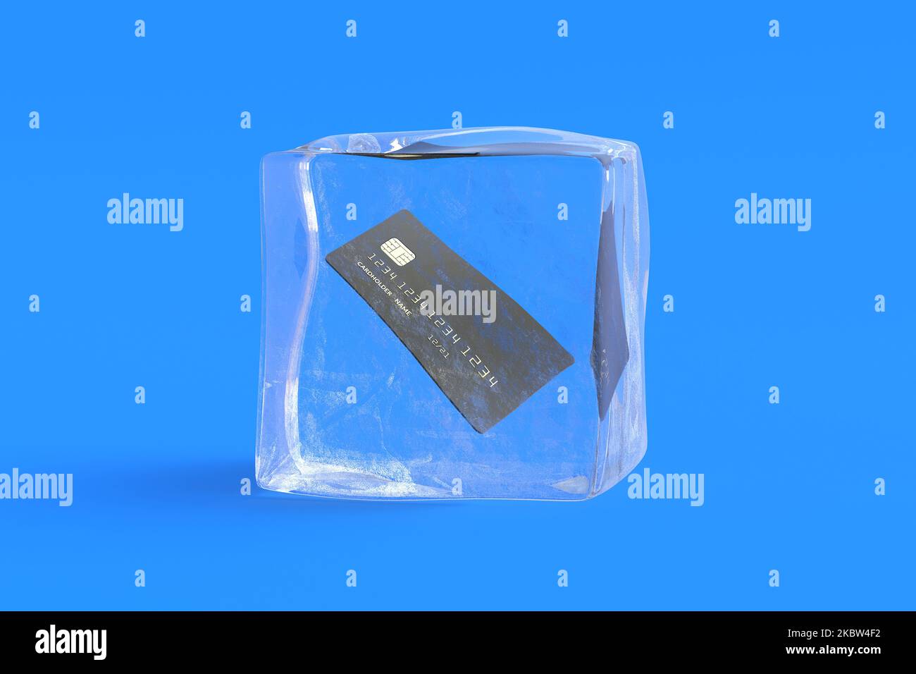 Credit card frozen hi-res stock photography and images - Alamy