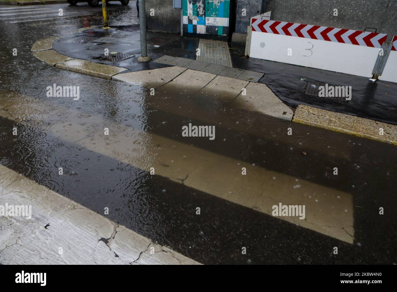 Flooding in Milan after heavy thunderstorms in the morning, Milano ...