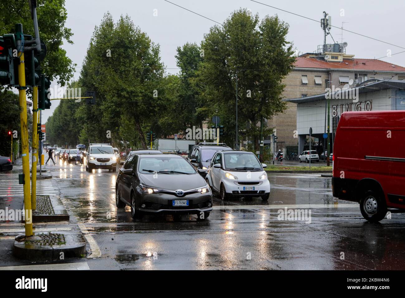 Flooding in Milan after heavy thunderstorms in the morning, Milano ...