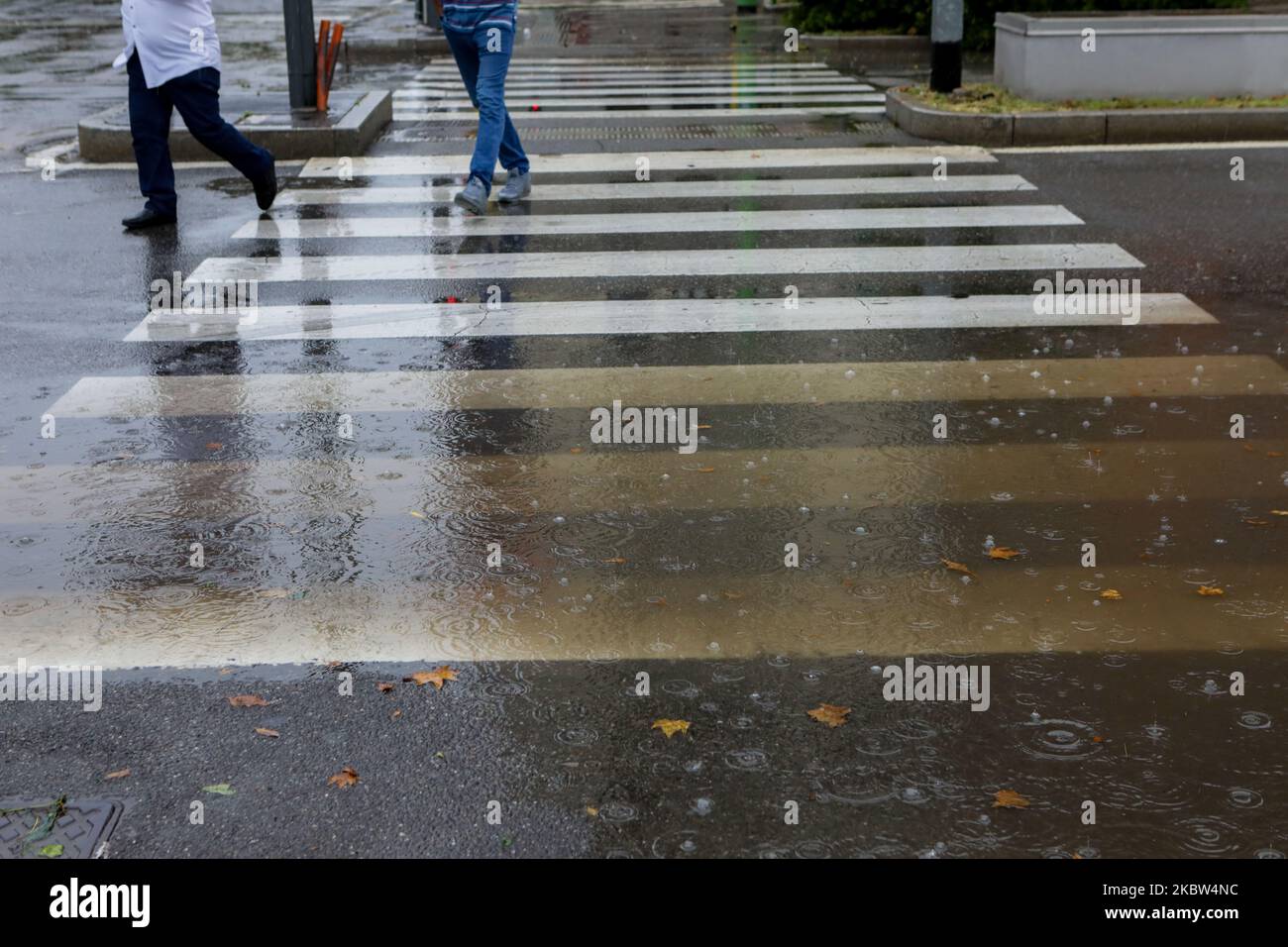 Flooding in Milan after heavy thunderstorms in the morning, Milano ...