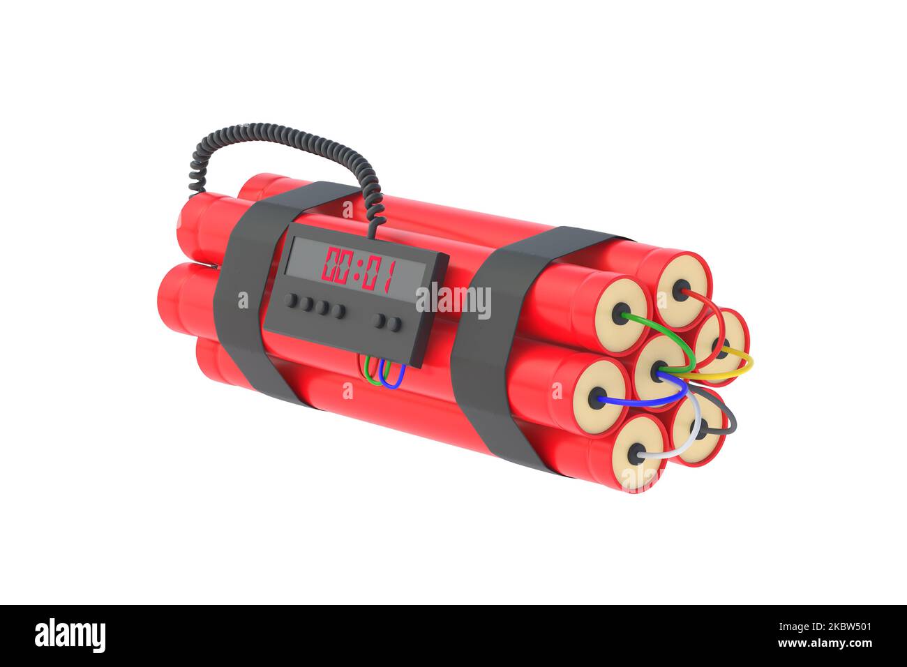 Tnt dynamite red bomb timer hi-res stock photography and images - Alamy