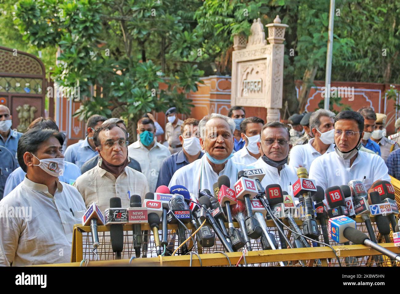 Senior congress leaders randeep surjewala hi-res stock photography and ...