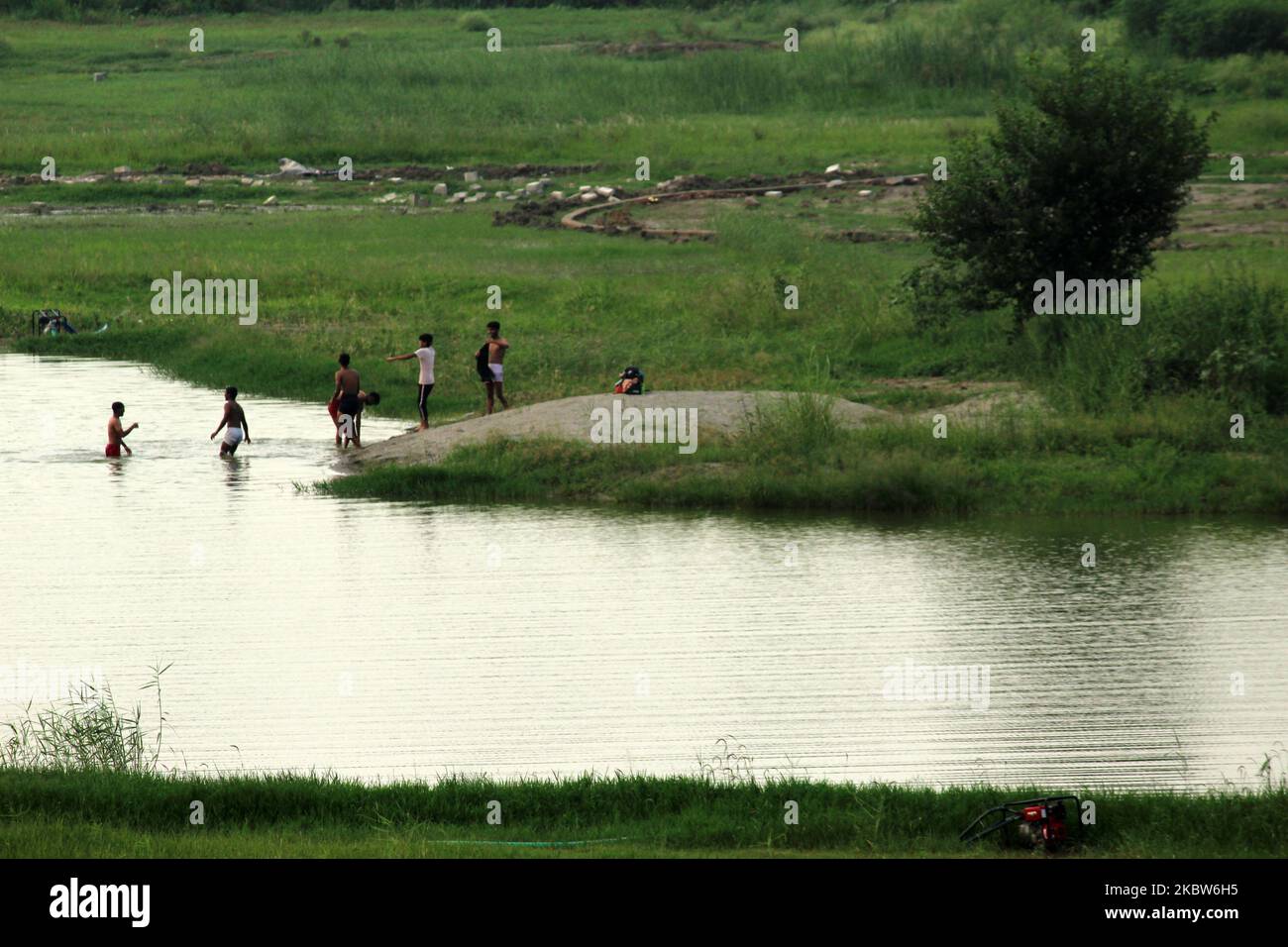 Floodplain of river yamuna hi-res stock photography and images - Alamy