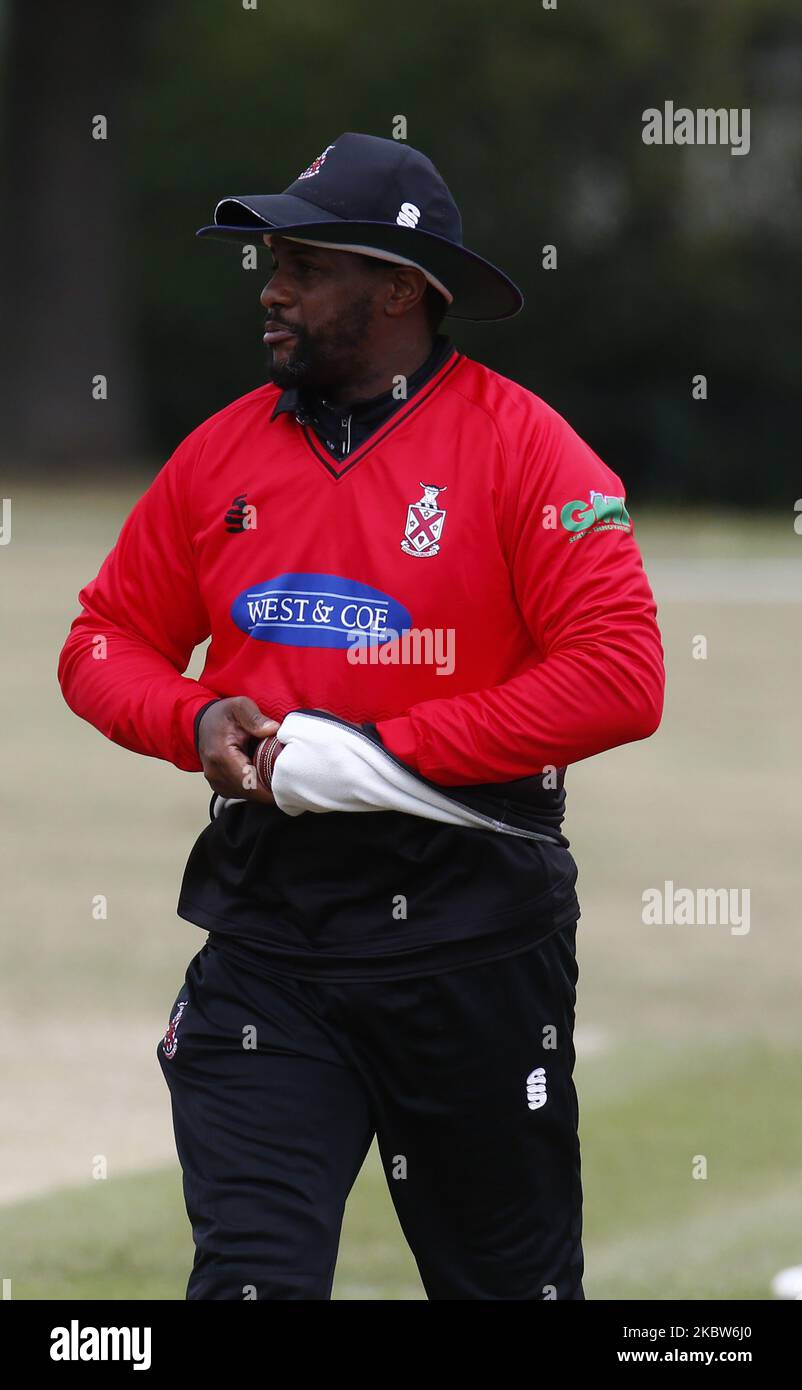 Jermaine Shillingford of Hornchurch CC during Shepherd Neame Essex ...