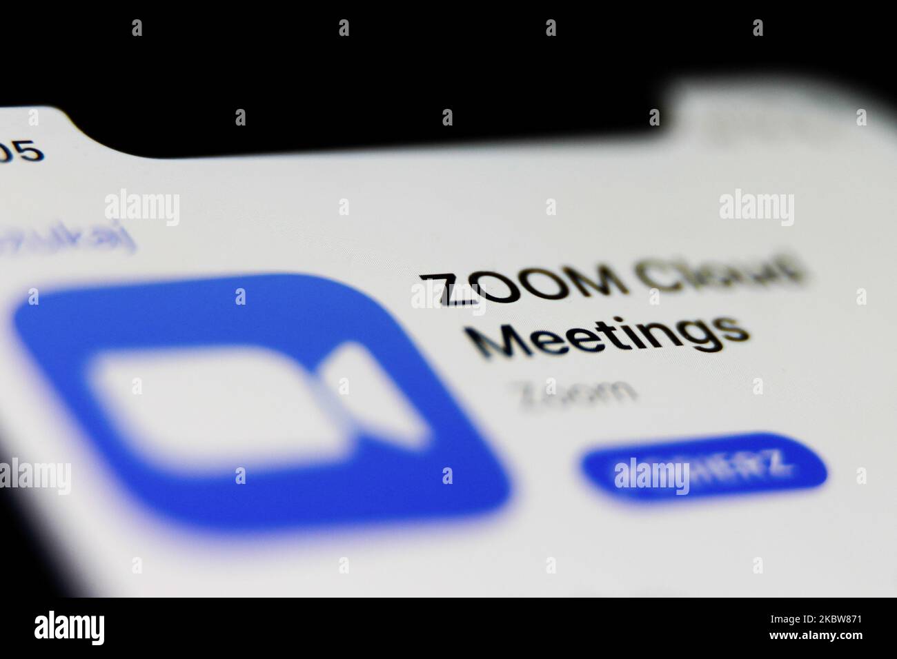 Zoom app logo hi-res stock photography and images - Alamy