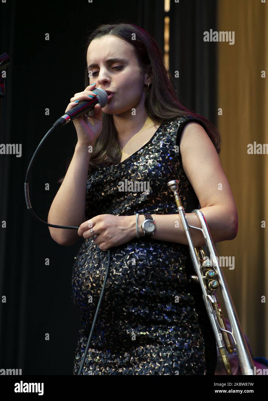 Spanish musician Andrea Motis performs on stage during the 'Jazz ...