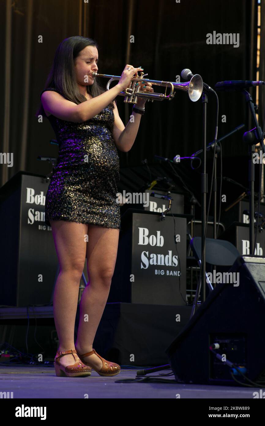 Spanish musician Andrea Motis performs on stage during the 'Jazz ...