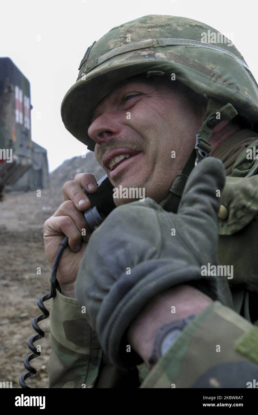 Us military signaler communication hi-res stock photography and images ...