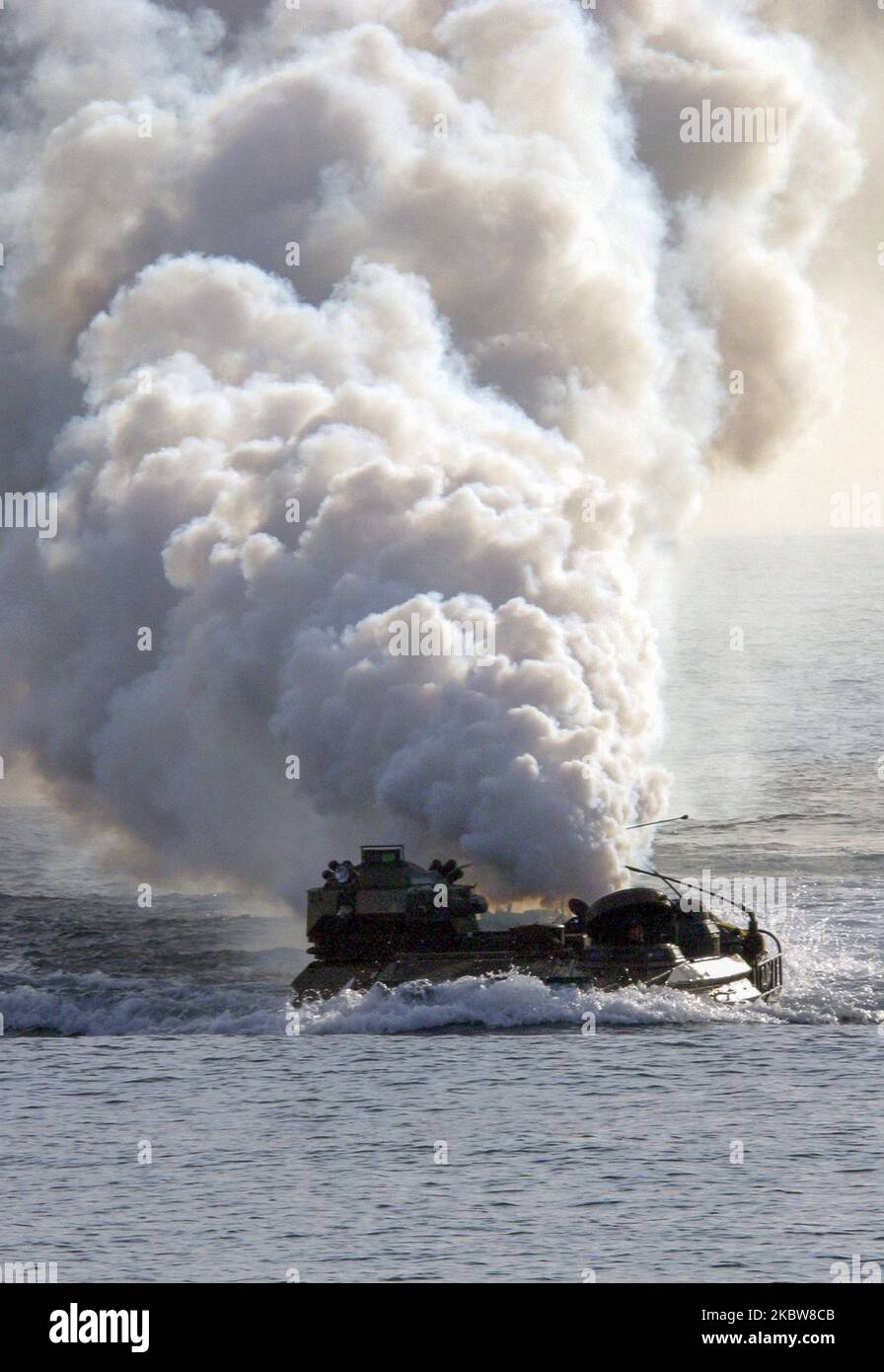 South korea us marines vehicle approach hi-res stock photography and ...