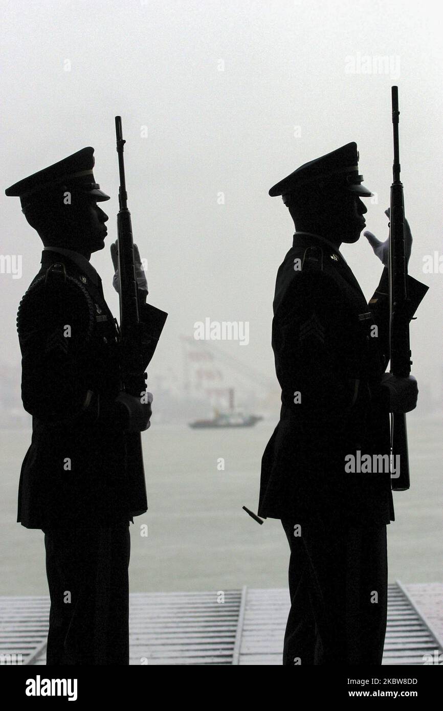 May 30, 2003-Busan, South Korea-US Navy attend their war victory event ...