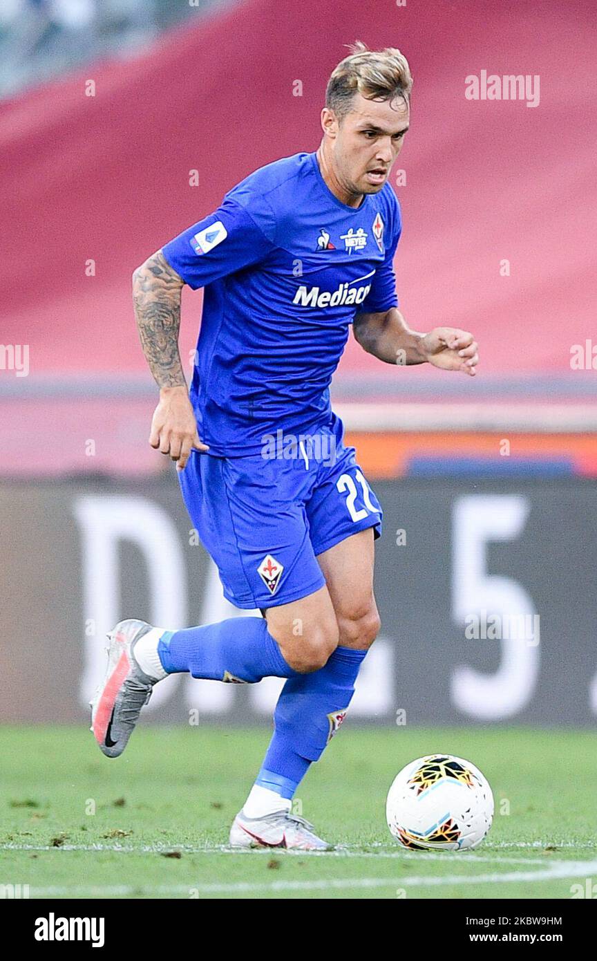 Pol Lirola of ACF Fiorentina during the Serie A match between AS Roma ...