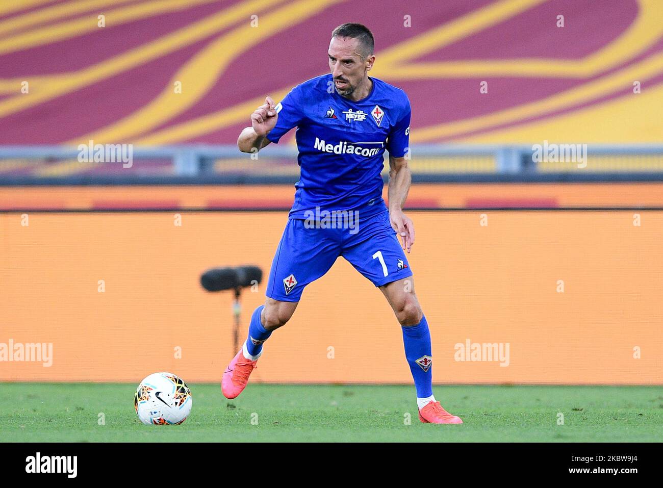 Franck Ribery of ACF Fiorentina during the Serie A match between AS ...