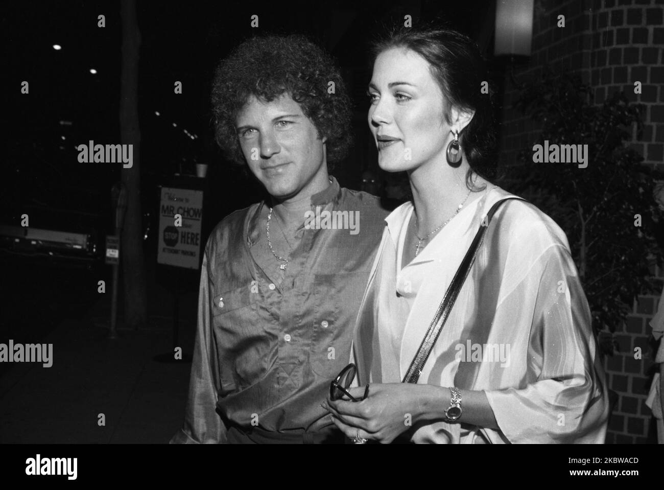 Lynda Carter and Ron Samuels seen exiting Mr. Chow's Restaurant on ...